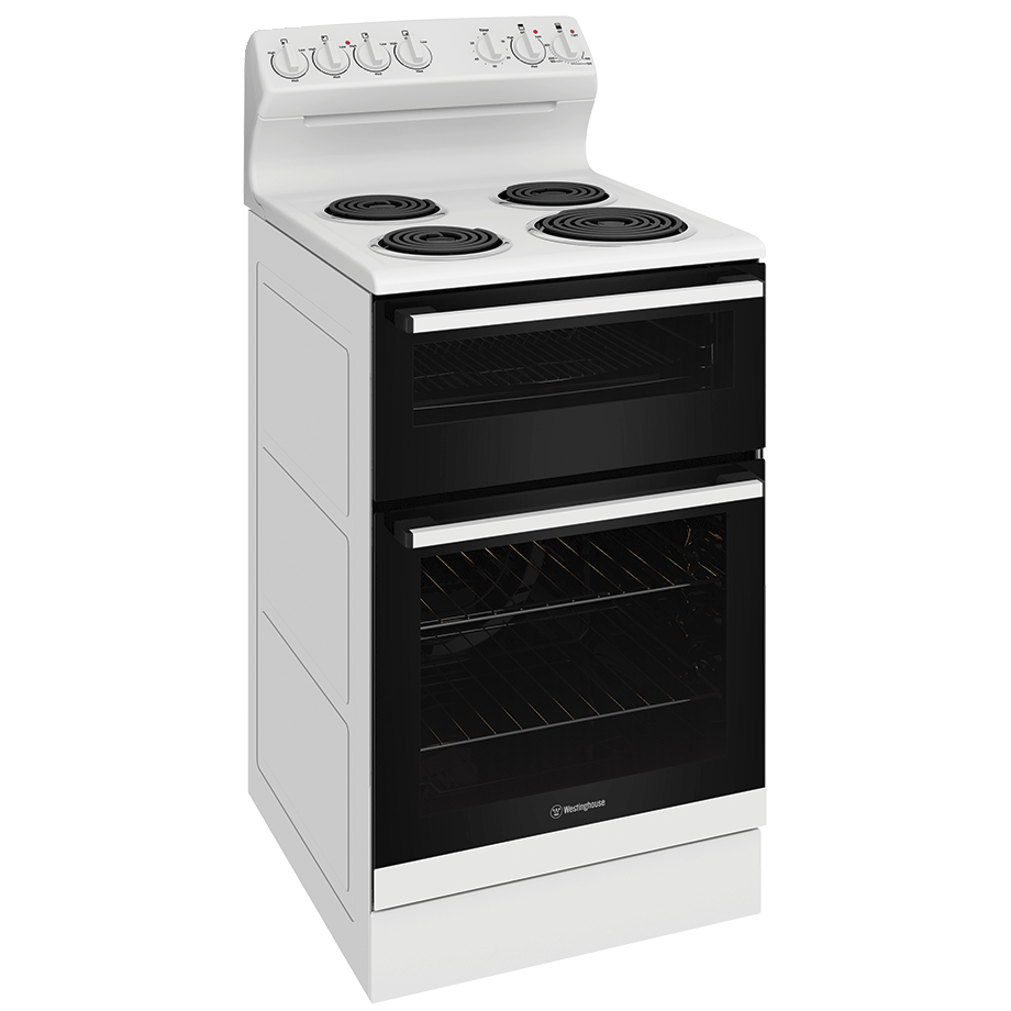 54cm freestanding electric oven and coil cooktop, white - WLE522WC ...
