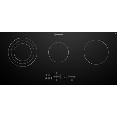 90cm 3 zone ceramic cooktop - WHC933BD | Westinghouse Australia