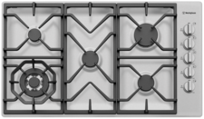 90cm 5 burner stainless steel gas cooktop - WHG955SB | Westinghouse ...