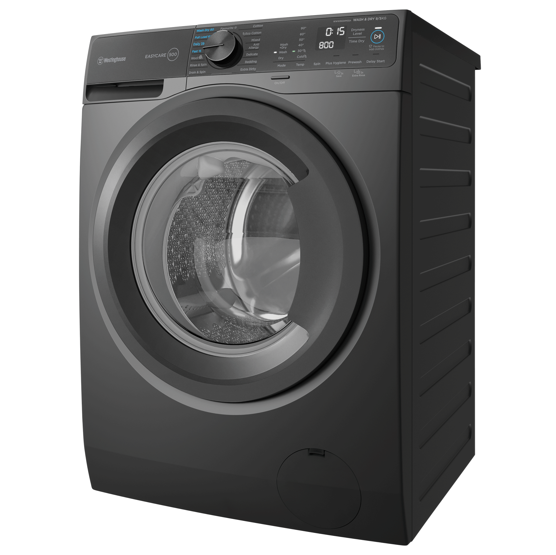 9kg front load washing machine with 5kg dryer - WWW9024M5SA ...