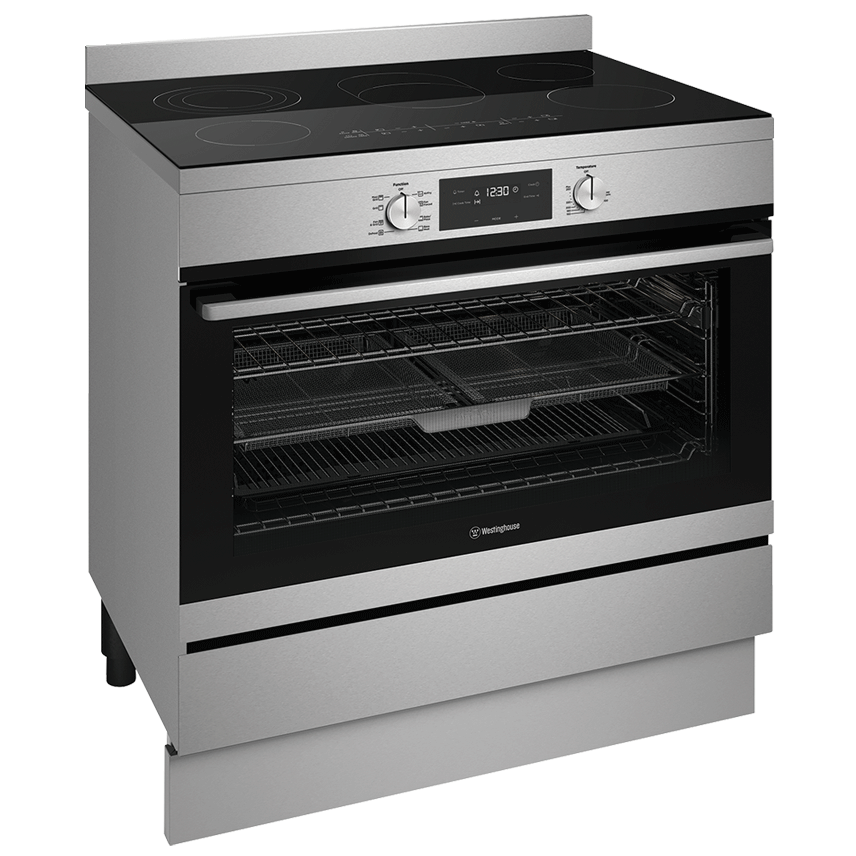 90cm freestanding electric oven and ceramic cooktop with AirFry ...