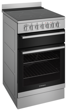 54cm freestanding electric oven and ceramic cooktop, stainless steel ...