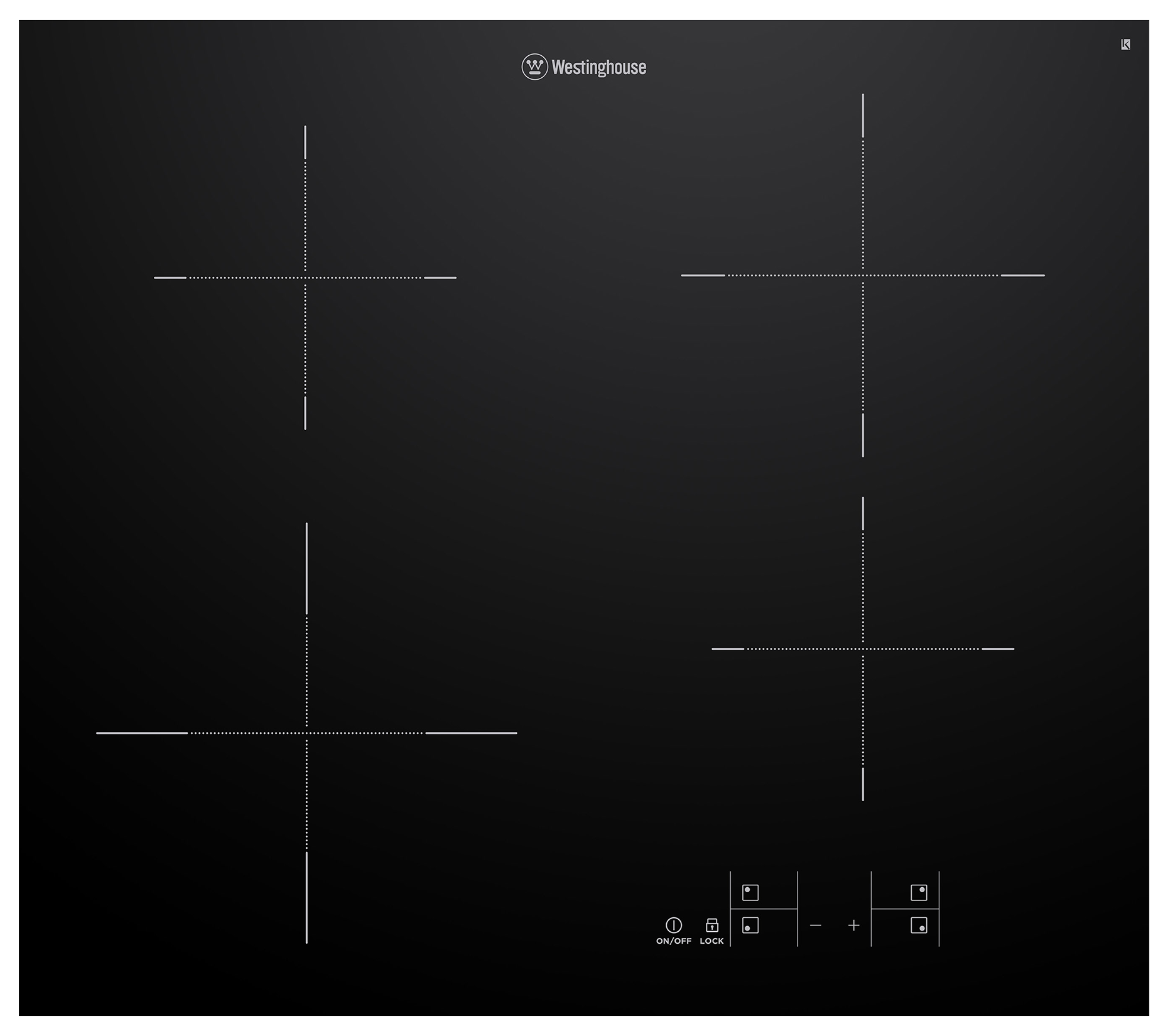 60cm 4 zone induction cooktop - WHI641BCA | Westinghouse Australia