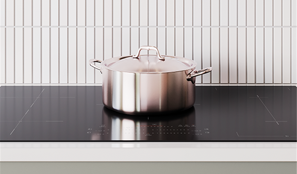 90cm 5 zone induction cooktop with BoilProtect - WHI955BD ...