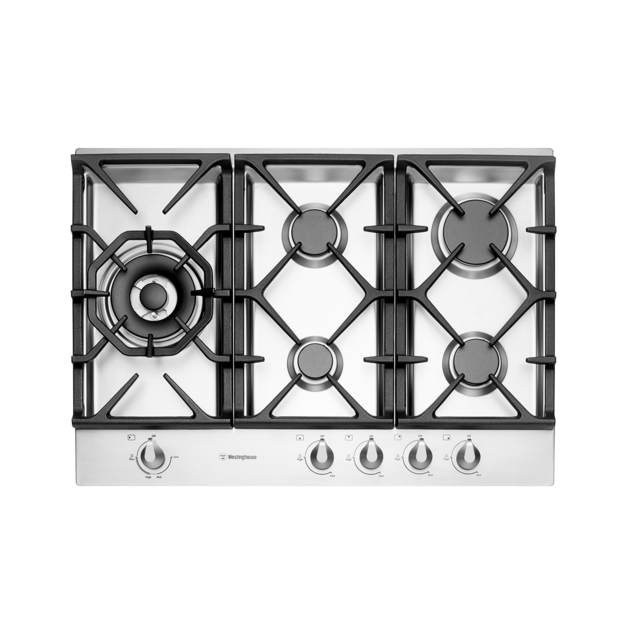 75cm stainless steel gas cooktop - WHG756SB | Westinghouse Australia
