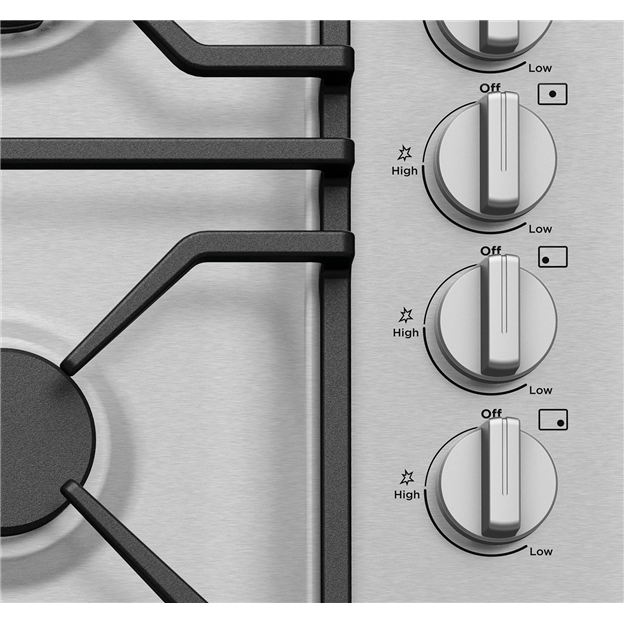 90cm 5 burner stainless steel gas cooktop - WHG955SB | Westinghouse ...