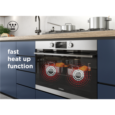 90cm multi-function 8 oven, stainless steel - WVE915SC | Westinghouse ...