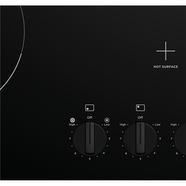 90cm 4 zone ceramic cooktop - WHC942BC | Westinghouse Australia