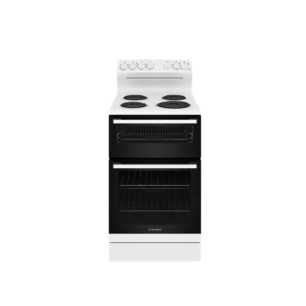 54cm freestanding electric oven and coil cooktop, white - WLE522WC ...