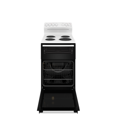 54cm freestanding electric oven and coil cooktop, white - WLE522WC ...