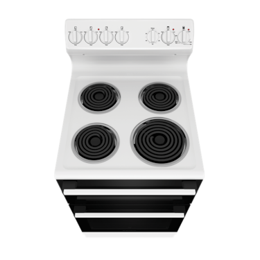 54cm freestanding electric oven and coil cooktop, white - WLE522WC ...