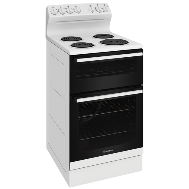 54cm freestanding electric oven and coil cooktop, white - WLE522WC ...