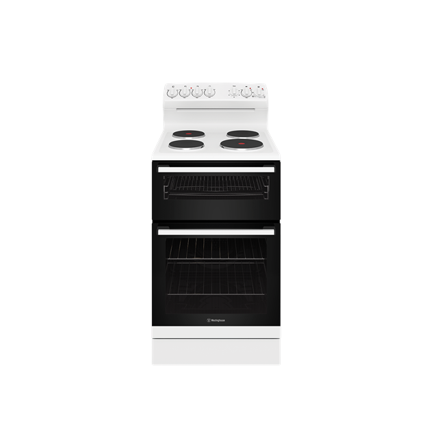54cm freestanding electric oven and solid cooktop, white - WLE532WC ...