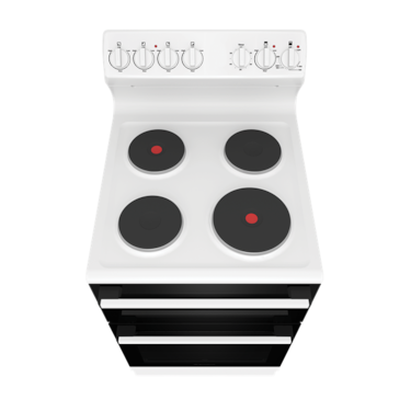 54cm freestanding electric oven and solid cooktop, white - WLE532WC ...