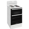 54cm freestanding electric oven and solid cooktop, white - WLE532WC ...