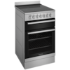 54cm freestanding electric oven and ceramic cooktop, stainless steel ...