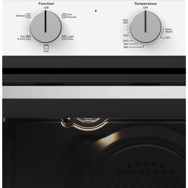 60cm multi-function 5 oven, white - WVE612WCP | Westinghouse Australia