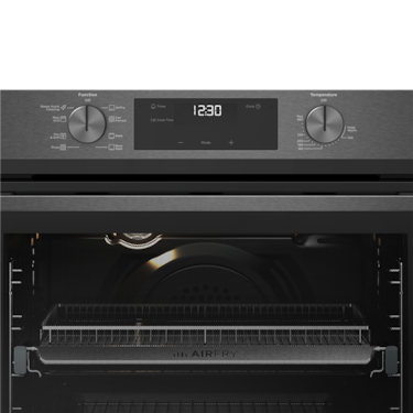 60cm multi-function 8 oven with AirFry, dark stainless steel ...