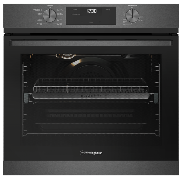 60cm multi-function 8 oven with AirFry, dark stainless steel ...