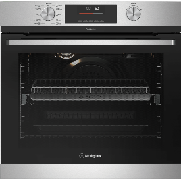 60cm multi-function 10 pyrolytic oven with AirFry, stainless steel ...