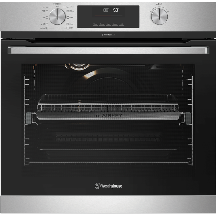 60cm multi-function 10 pyrolytic oven with AirFry, stainless steel ...