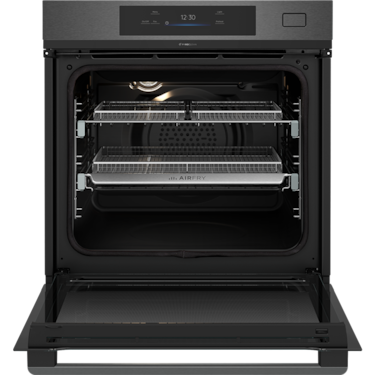 60cm multi-function 19 pyrolytic oven with Roast + Steam, dark ...