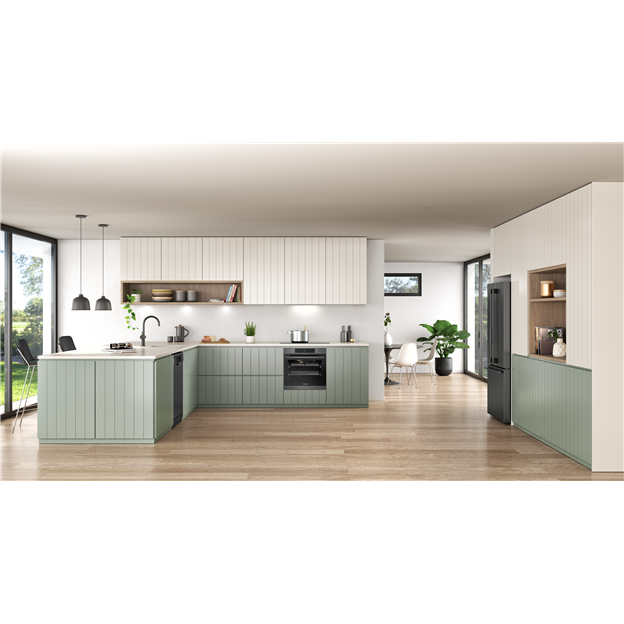 60cm multi-function 19 pyrolytic oven with Roast + Steam, dark ...