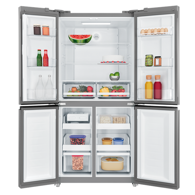 496L Quad Door Fridge - silver - WQE4900AA | Westinghouse Australia