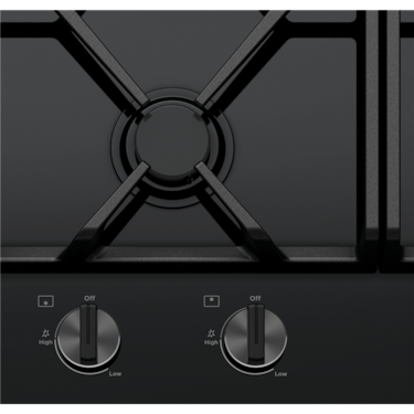 90cm 5 burner black ceramic glass gas cooktop - WHG959BD | Westinghouse ...