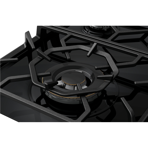 90cm 5 burner black ceramic glass gas cooktop - WHG959BD | Westinghouse ...