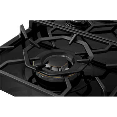90cm 5 burner black ceramic glass gas cooktop - WHG959BD | Westinghouse ...