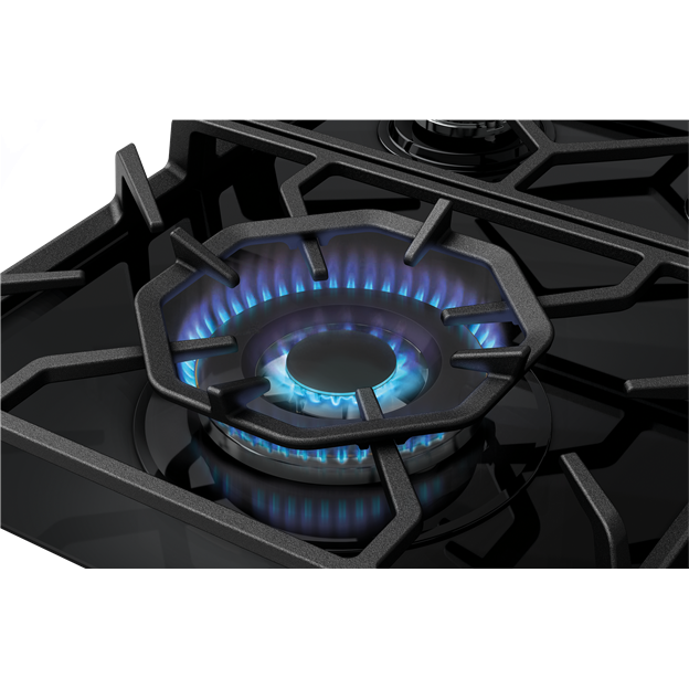 90cm 5 burner black ceramic glass gas cooktop - WHG959BD | Westinghouse ...