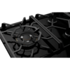 90cm 5 burner black ceramic glass gas cooktop - WHG959BD | Westinghouse ...