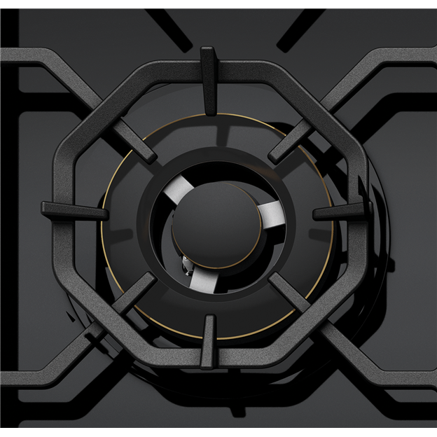 90cm 5 burner black ceramic glass gas cooktop - WHG959BD | Westinghouse ...