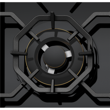 90cm 5 burner black ceramic glass gas cooktop - WHG959BD | Westinghouse ...
