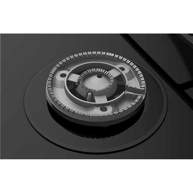 90cm 5 burner black ceramic glass gas cooktop - WHG959BD | Westinghouse ...