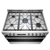 90cm dual fuel freestanding oven, stainless steel - WFE9515SD ...