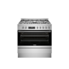 90cm dual fuel freestanding oven, stainless steel - WFE9515SD ...