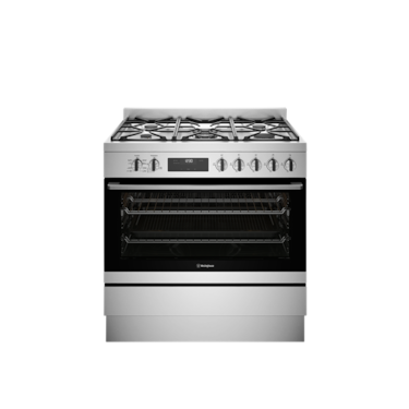 90cm dual fuel freestanding oven, stainless steel - WFE9515SD ...