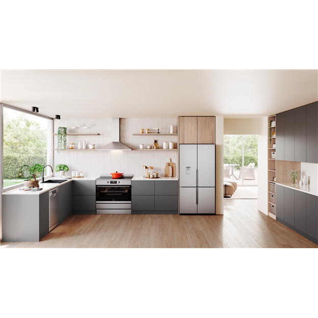90cm dual fuel freestanding oven, stainless steel - WFE9515SD ...