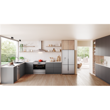 90cm dual fuel freestanding oven, stainless steel - WFE9515SD ...
