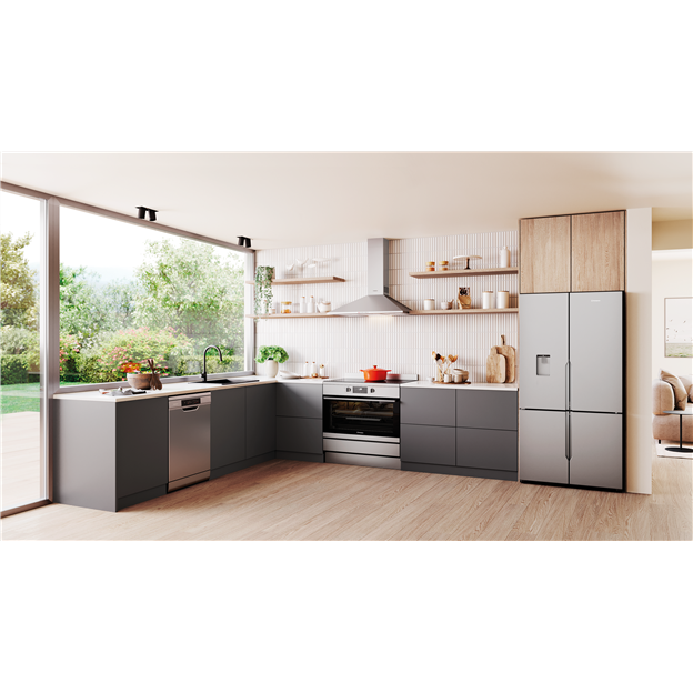 90cm dual fuel freestanding oven, stainless steel - WFE9515SD ...