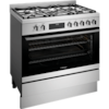 90cm dual fuel freestanding oven, stainless steel - WFE9515SD ...