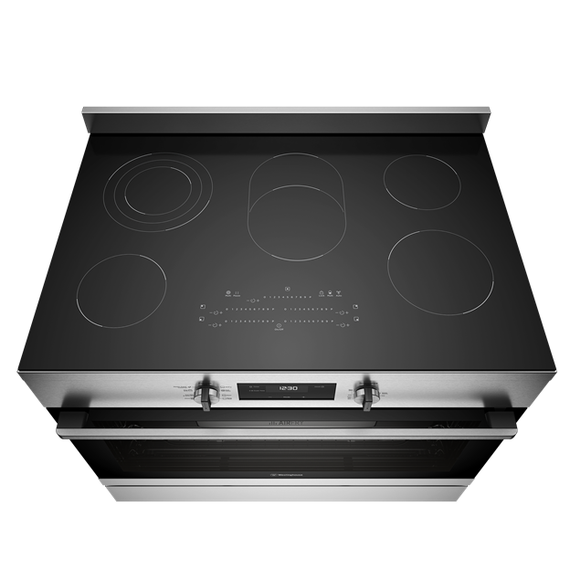 90cm electric freestanding oven with AirFry, stainless steel ...
