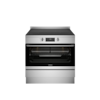 90cm electric freestanding oven with AirFry, stainless steel ...