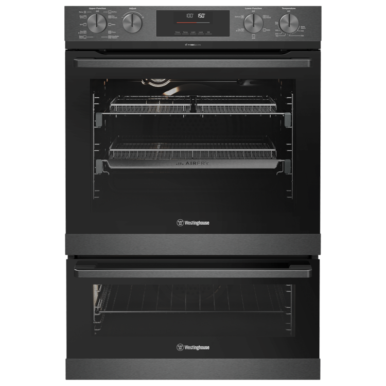 60cm multi-function 10/5 pyrolytic duo oven with Dual AirFry in main ...