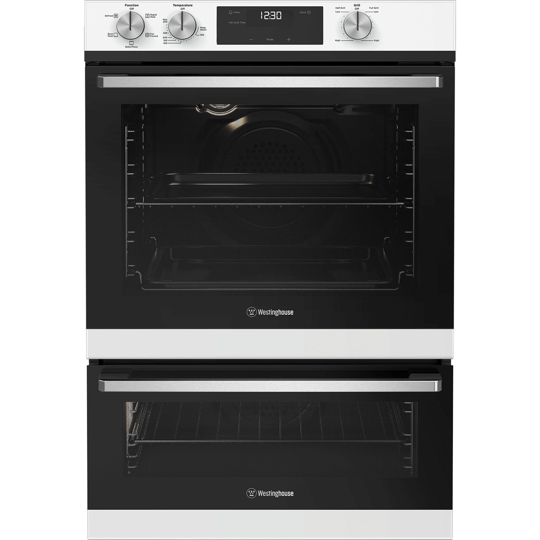 60cm multi-function 5 oven with separate grill, white - WVE6565WD ...