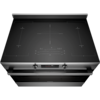 90cm electric freestanding oven with AirFry, dark stainless steel ...