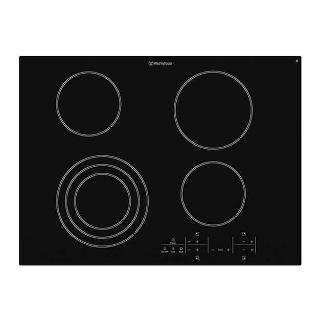 70cm electric ceramic cooktop - WHC744BA | Westinghouse Australia