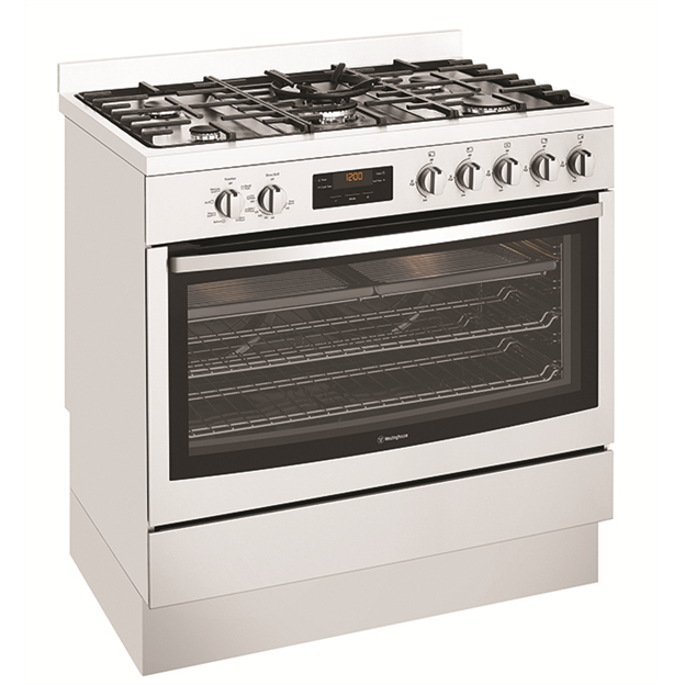 90cm dual fuel freestanding cooker - WFE914SB | Westinghouse Australia
